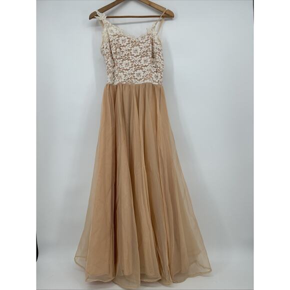 Peggy Hunt | Dresses | Vintage 96s Peggy Hunt California Lace Chiffon ...